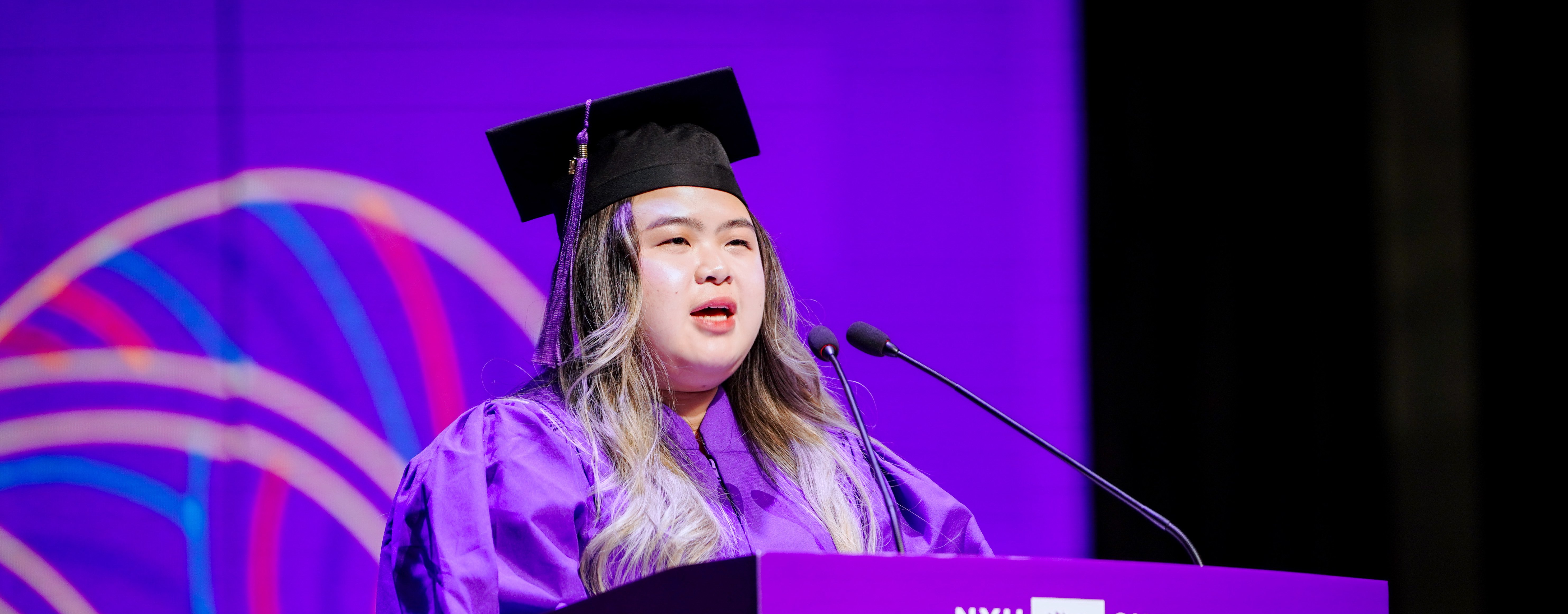 Christine Yosephin Wijaya '24 at Commencement 2024 | NYU Shanghai