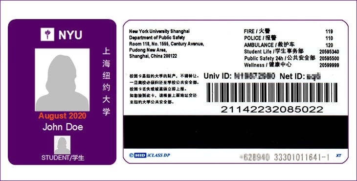 NYUCard | NYU Shanghai